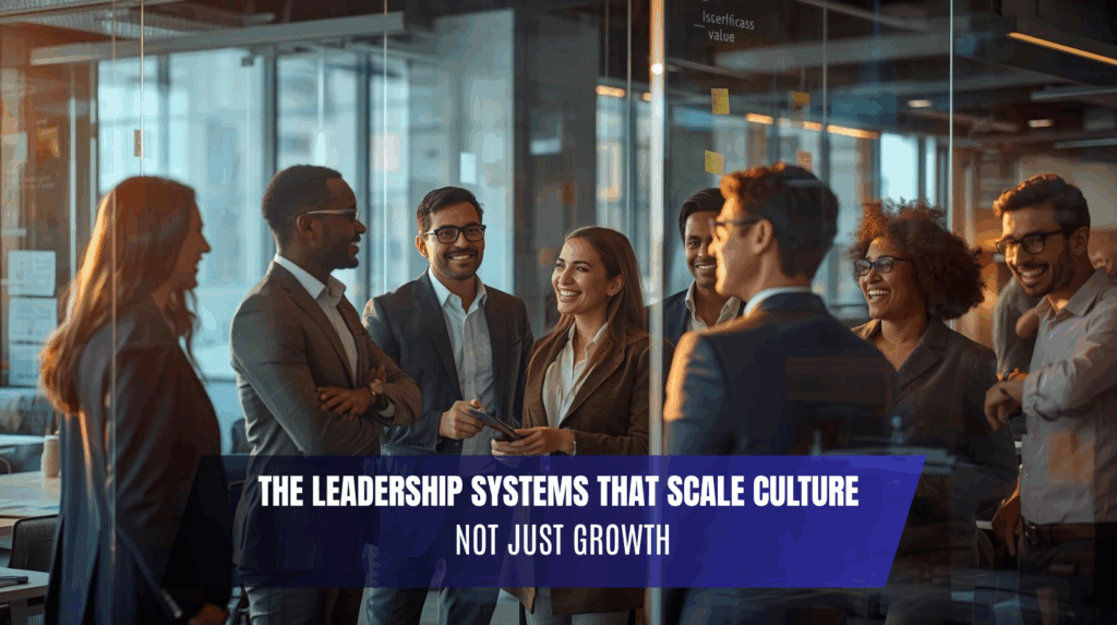 The Leadership Systems That Scale Culture — Not Just Growth - Cameron ...